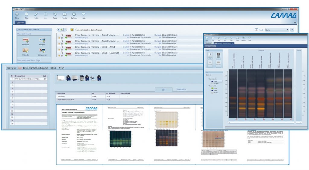 HPTLC Software visionCATS | Nexus Analytics